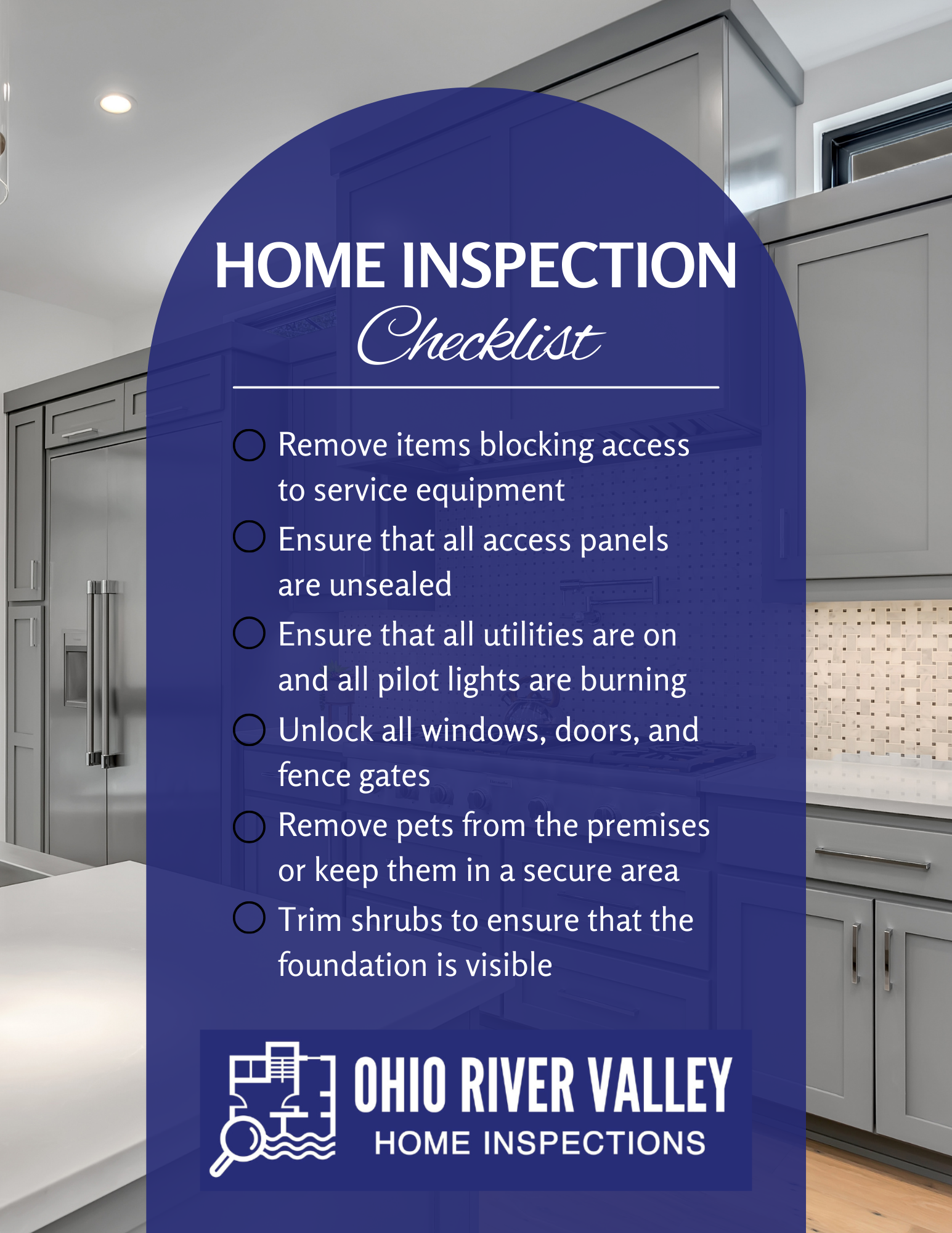 Checklist for a Successful Home Inspection – Ohio River Valley Home ...
